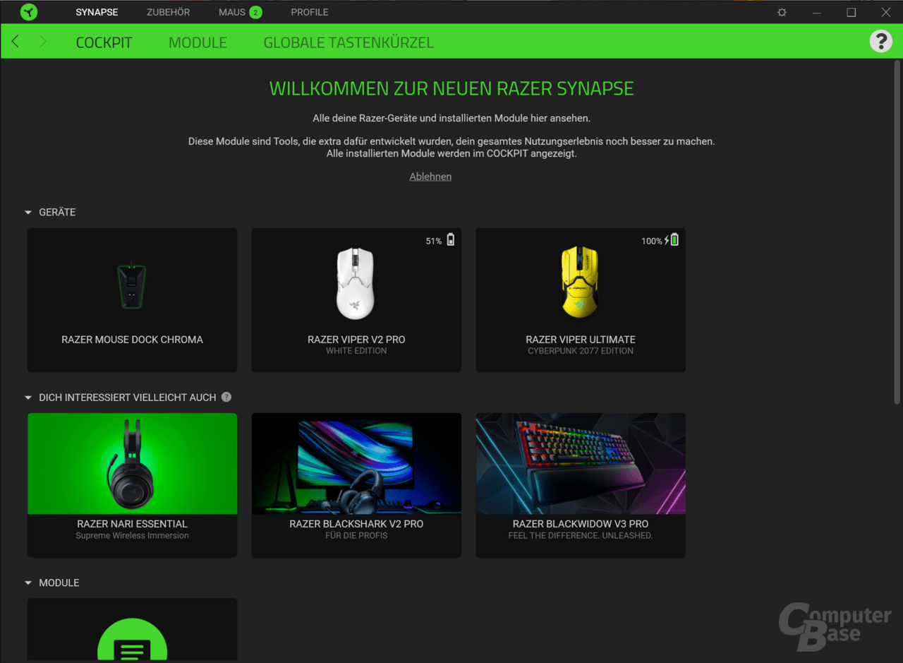 Razer Synapse Download - ComputerBase