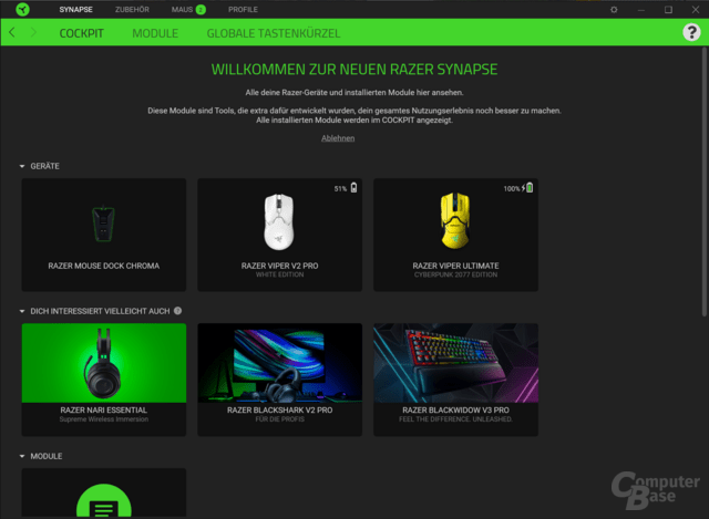 Razer Synapse Download - ComputerBase