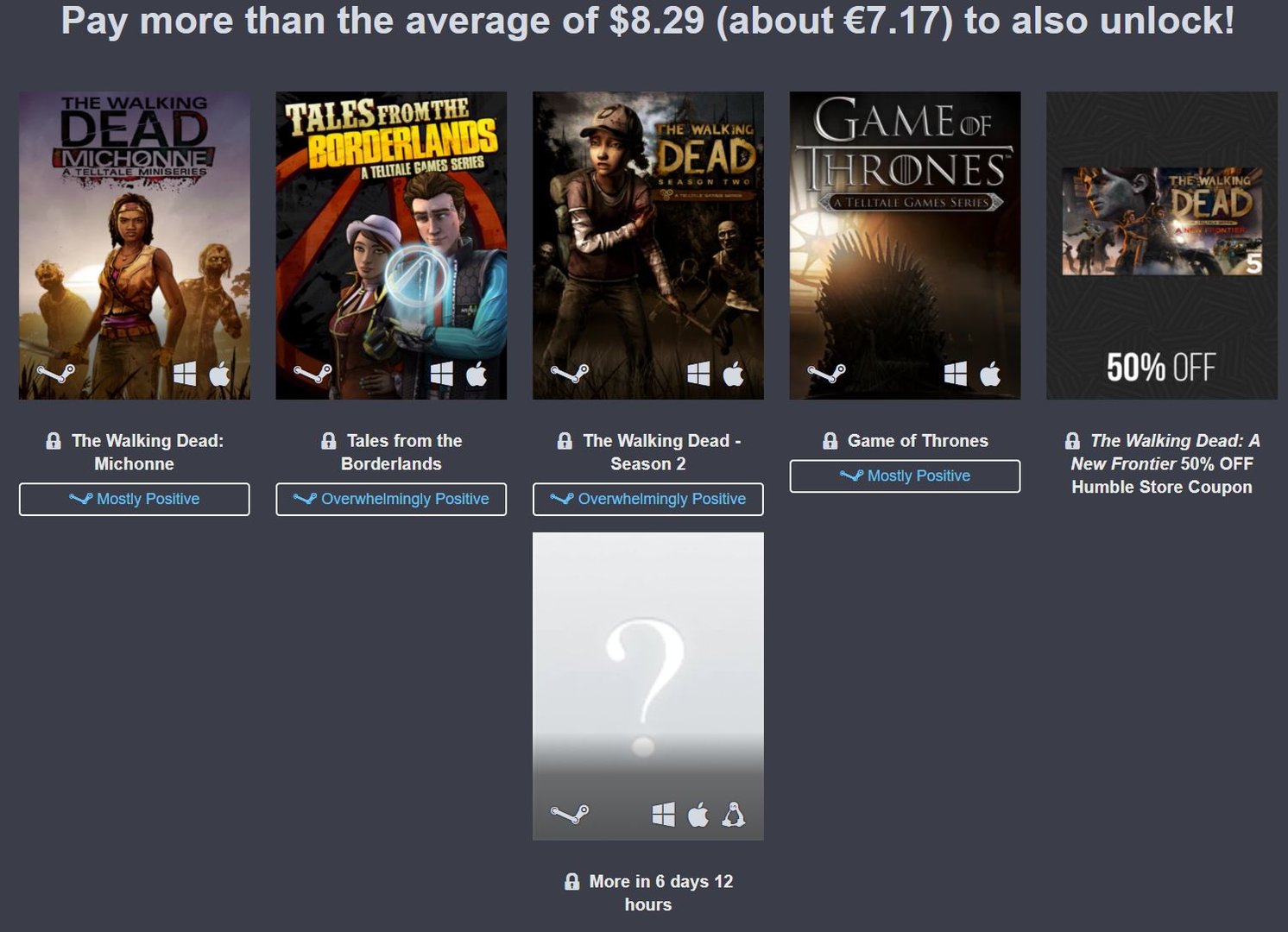 Humble Telltale Bundle: Telltale-Adventures bis Minecraft zum ...