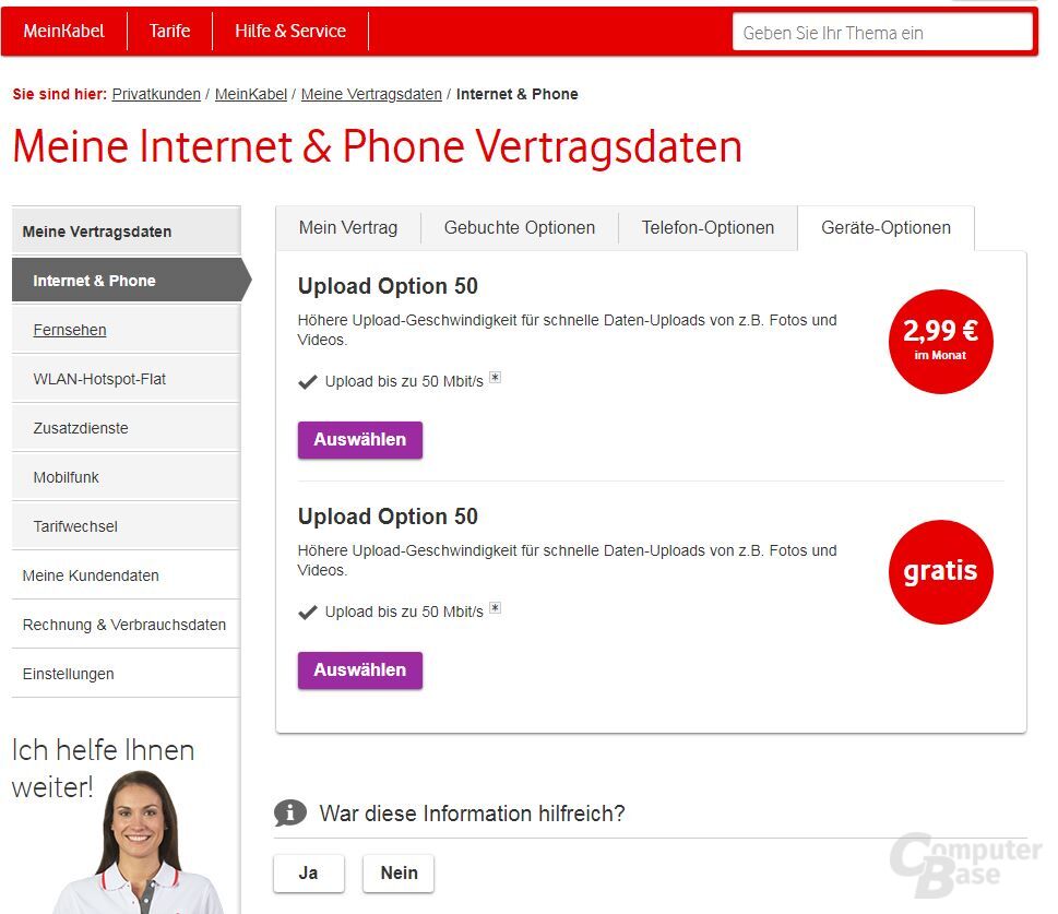 Mein Kabelmail Vodafone Kundenportal