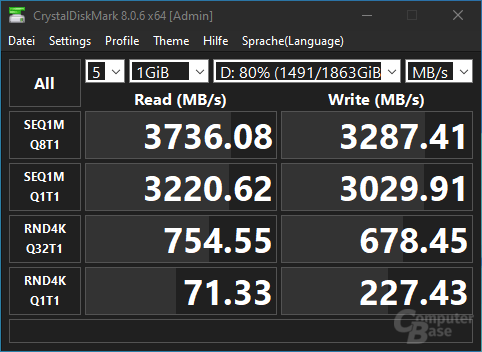 CrystalDiskMark Download - ComputerBase