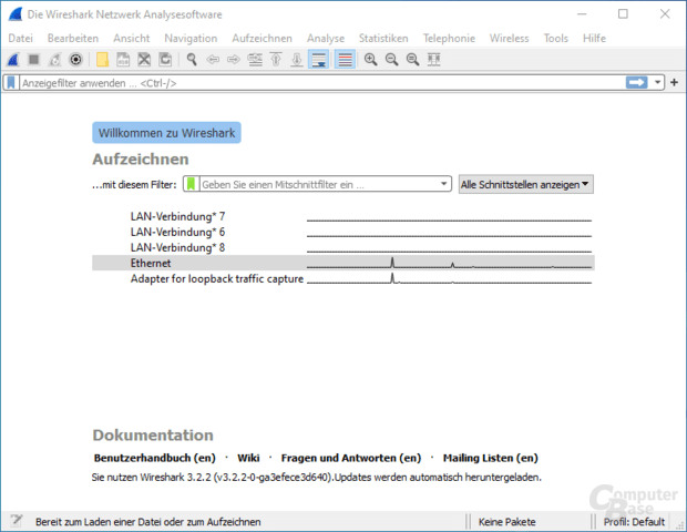 Wireshark Download - ComputerBase