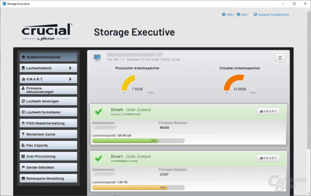 Crucial Storage Executive Download - ComputerBase