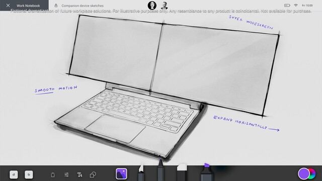 Konzept: Dell zeigt Notebook mit zwei Bildschirmen - ComputerBase