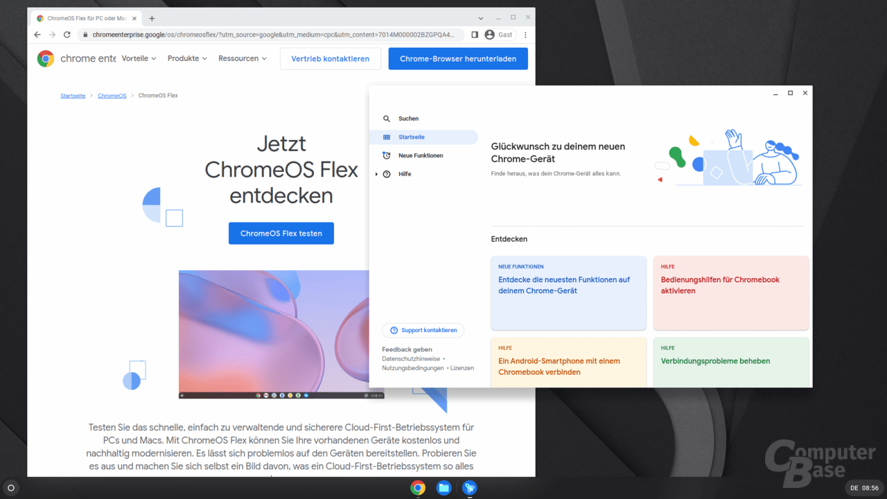ChromeOS Flex Download - ComputerBase