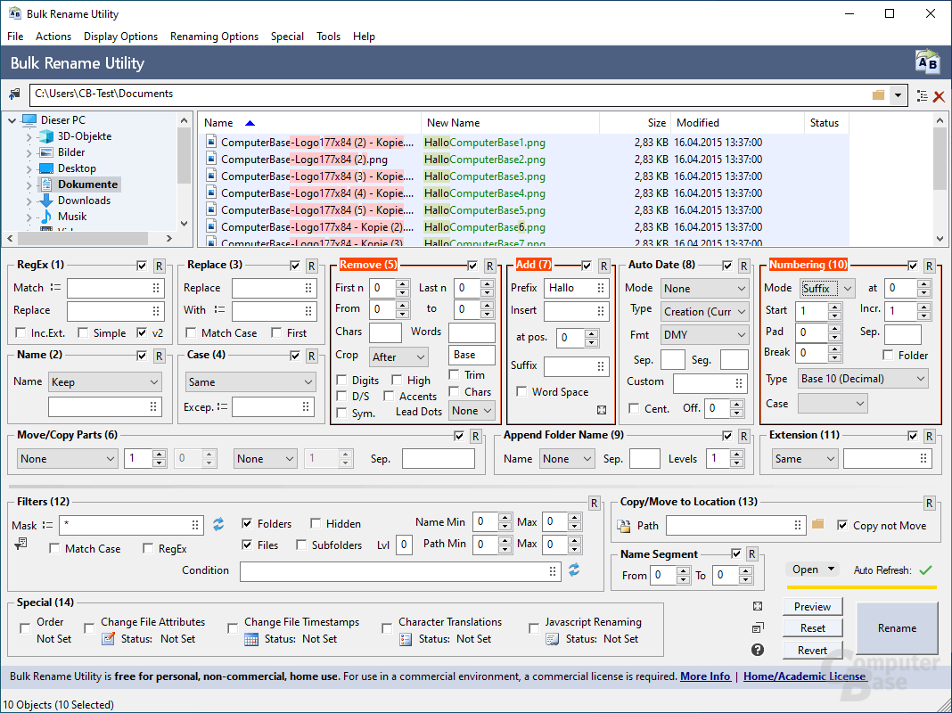 Bulk Rename Utility Download - ComputerBase