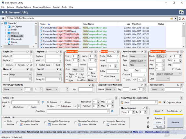 Bulk Rename Utility Download - ComputerBase