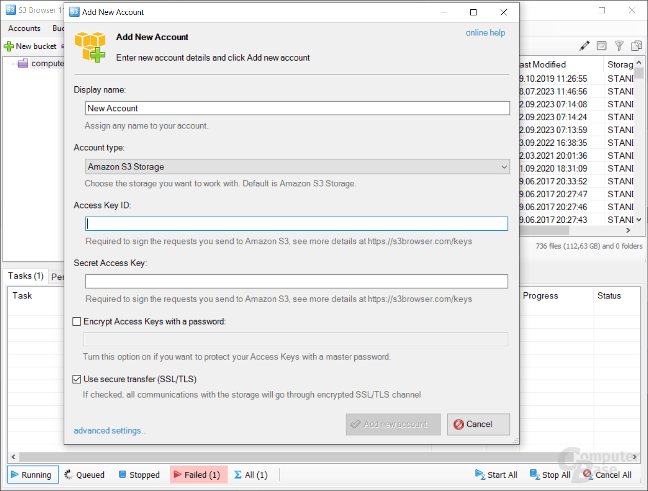 S3 Browser Download - ComputerBase