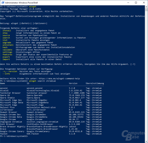 Windows Package Manager (Winget) Download - ComputerBase